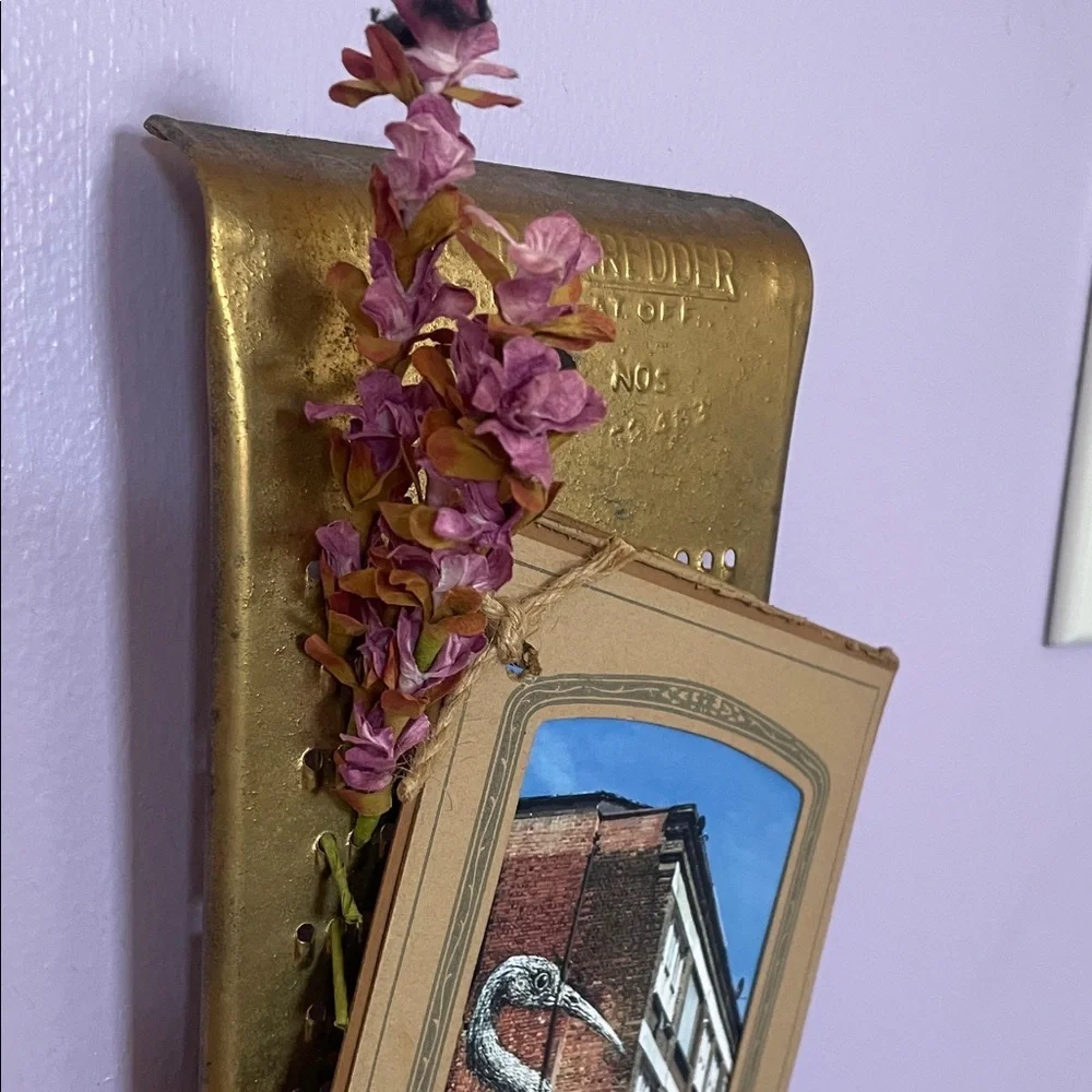 Wall Decor | Vintage Repurposed Cheese Grater Turned Gold Wall Mount ...